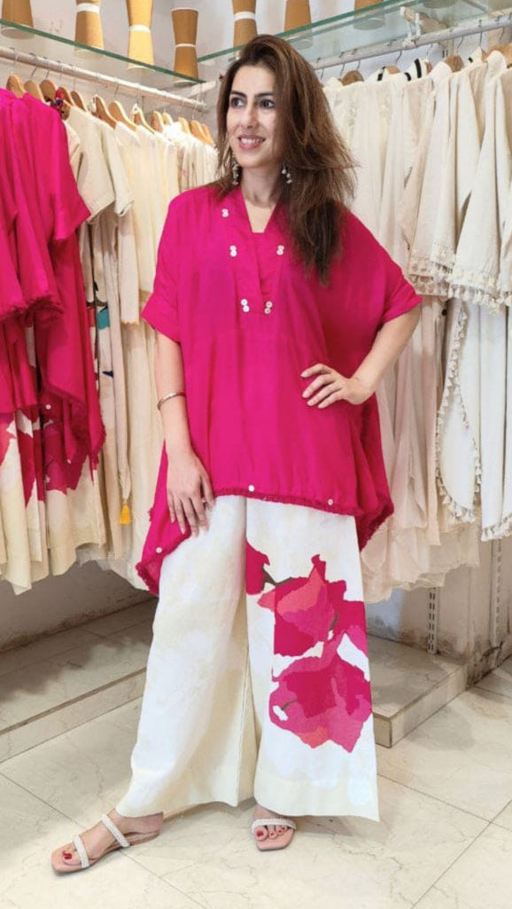 Rose Hot Pink Coord Set Label Dc
