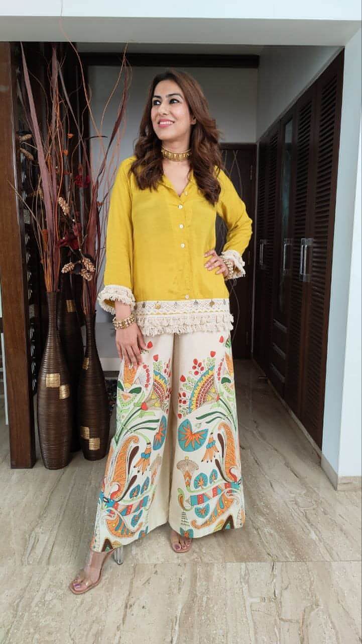 Fringe Yellow Coord Set – Label DC