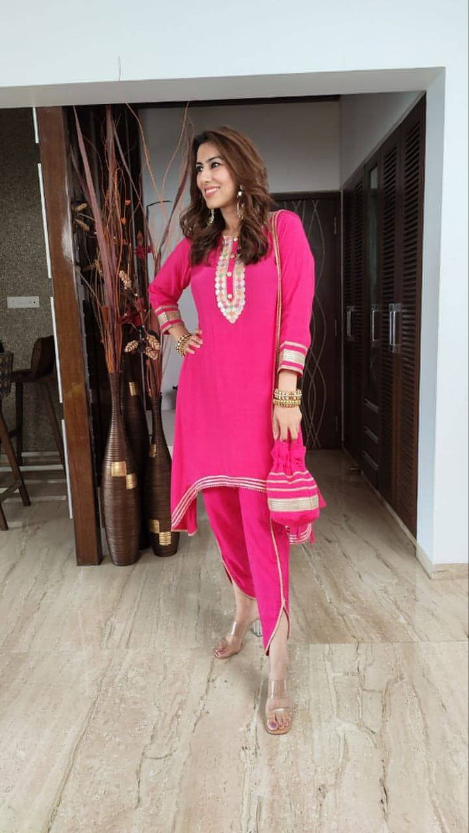 Rani Pink Potli Set – Label DC
