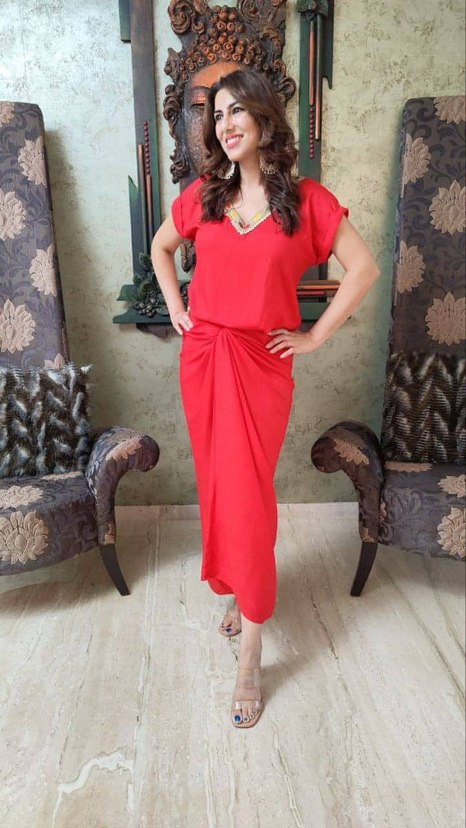 Red Wrap Around Set – Label DC