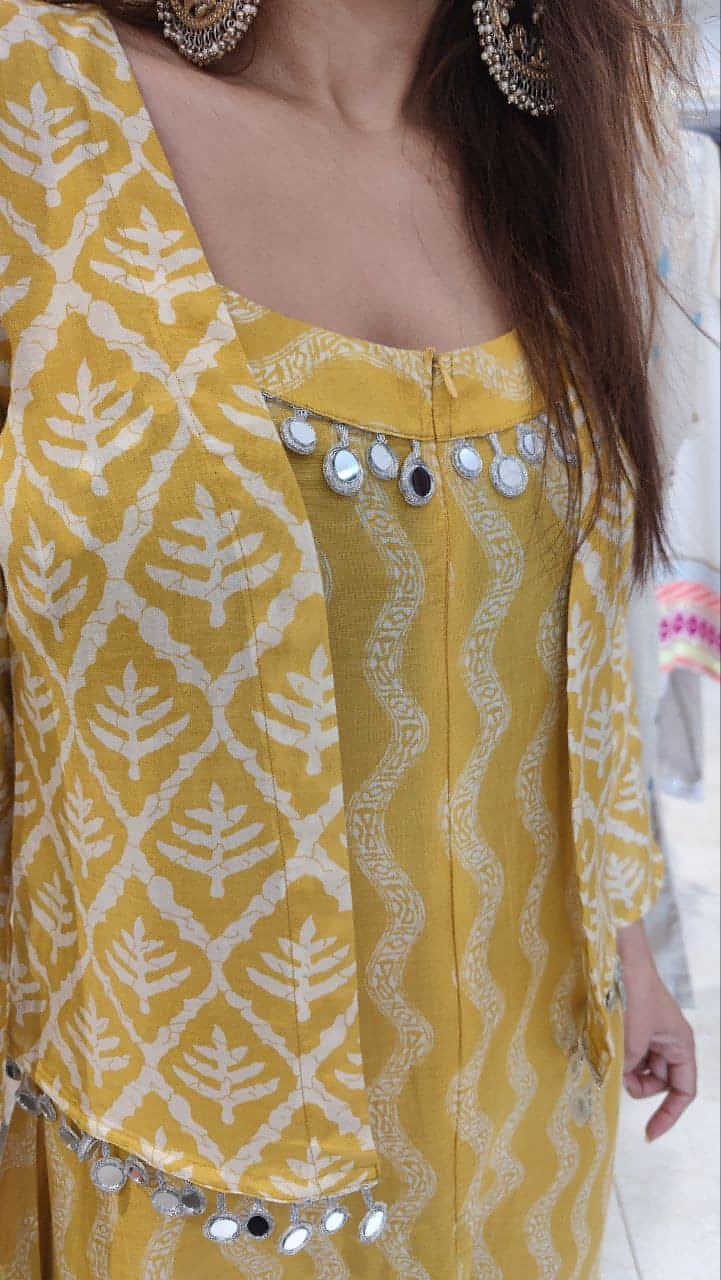 Yellow Jumpsuit Jacket Set – Label DC